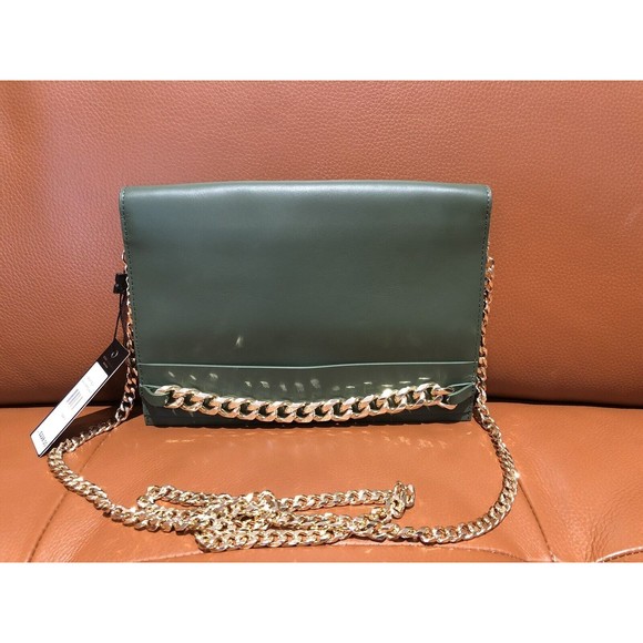 BCBGMaxAzria | Bags | Bcbg Maxazria Zarina Green Leather Convertible ...